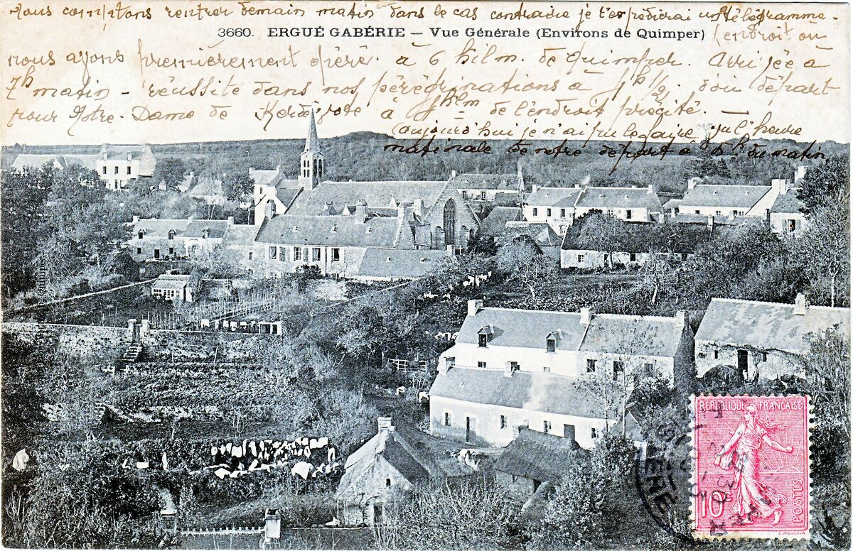 Cartes postales du Bourg d'Ergué-Gabéric — GrandTerrier
